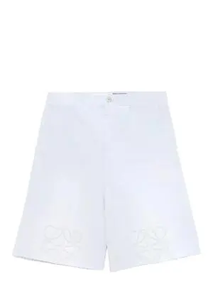 Loewe Debossed-anagram Shorts - Blue