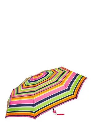 SHEDRAIN Stripe Auto Open Compact Umbrella - Pink Stripe