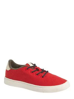 YY NATION Cirro Wool Blend Low Top Sneaker - Red / White