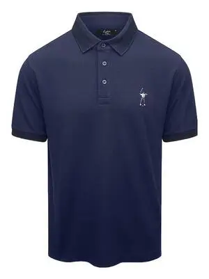 EASTSIDE GOLF Core Embroidered Piqué Polo - Midnight Navy