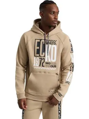 ECKO UNLTD. Printed Hoodie - Taupe