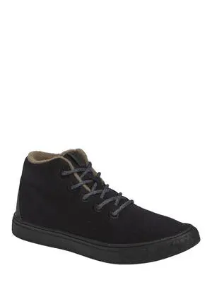 YY NATION Alto Water Resistant Wool Blend High-top Sneakers - Black / Black