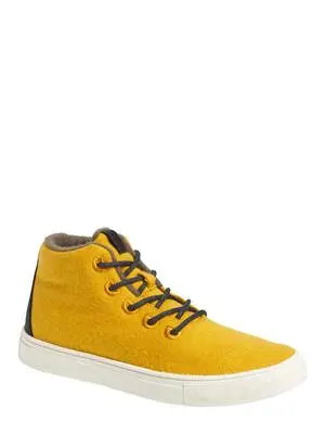 YY NATION Alto Water Resistant Wool Blend High-top Sneakers - Spectra Yellow / White