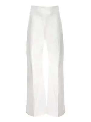 Carolina Herrera Wide-leg Trousers - White