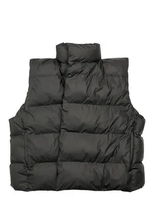 Balenciaga Wrap Puffer Gilet - Black