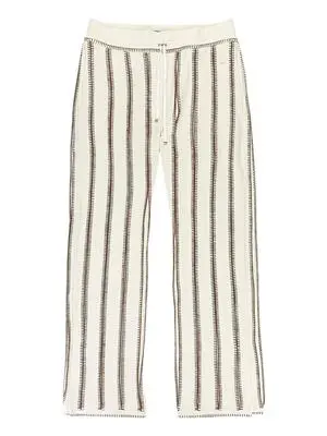 Amiri Stitch Flare Track Pants - Cream