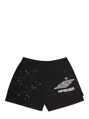 SP5DER Pro Double Layer Short - Black
