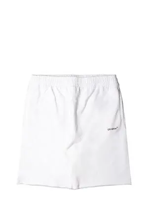 Off-White Single Arrow Pocket Sweatshorts - White