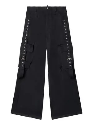 Off-White Buckles Cargo Pants - Black