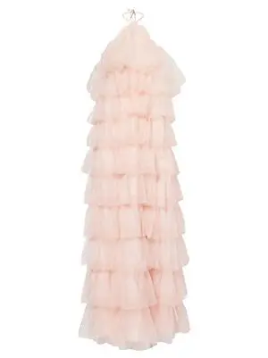 PRETTY LAVISH Carri Tulle Maxi Dress - Pink