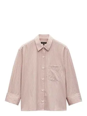 Rag & Bone Rag & Bone Lucia Stripe Poplin Shirt Blsst