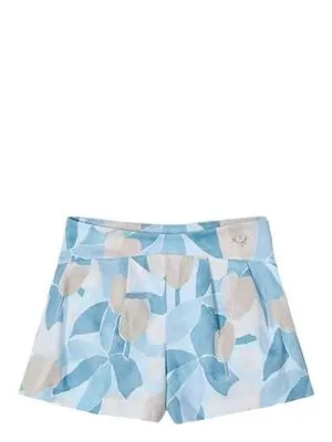 MAYORAL Floral Print Skort - Blue