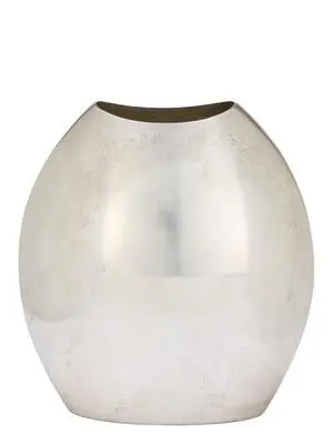 Hermès Plated Bean Vase - Silver