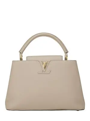 LOUIS VUITTON Taurillon Capucines PM