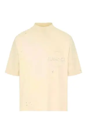 MAISON MARGIELA Logo-print T-shirt Neutrals