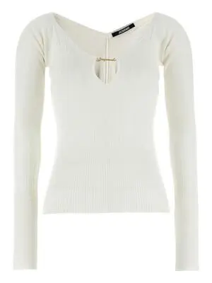 Jacquemus Le Haut Pralù Top White
