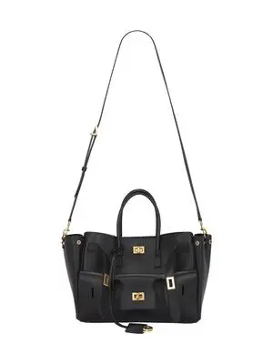 Balenciaga Bel Air Small Carry Bag - Black