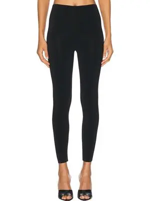 Norma Kamali Cropped Legging - Black
