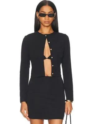 LA PORTE Lauren Swim Cardigan - Jet Black