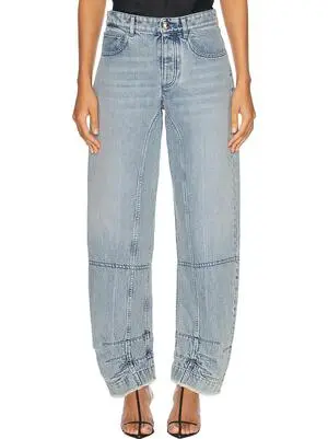 JIL SANDER Wide Leg Jeans - Antartic