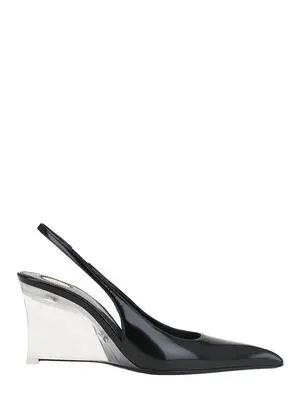 Saint Laurent Miller Wedge Pumps - Nero