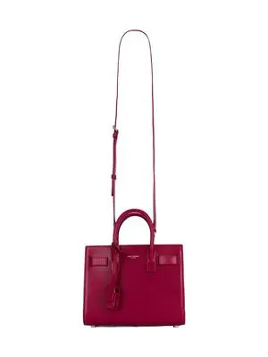 Saint Laurent SAINT LAURENT Nano Sac De Jour Bag Cherry Jam