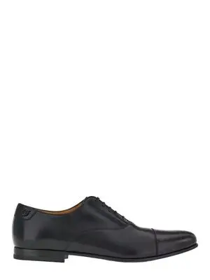 FERRAGAMO Almond-toe Derby Shoes - Black