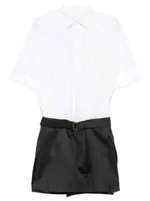 SACAI Sacai Panelled Mini Shirt Dress