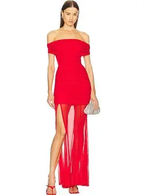 MICHAEL COSTELLO X Heidi Gown - Red