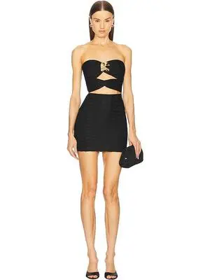 MICHAEL COSTELLO Ingrid Mini Dress - Black