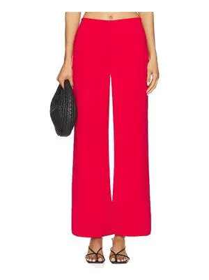 SAUDADE Wide Leg Pants - Red