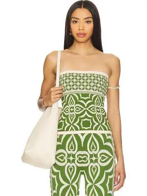 Misa Nessa Bandeau - Green Mosaic
