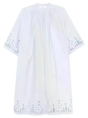 YVES SALOMON Yves Salomon Poplin Midi Dress