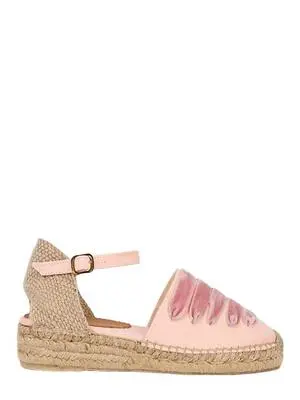 Penelope Chilvers Low Mary Jane Dali Espadrille Flats - Pink
