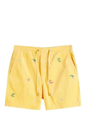 Polo Ralph Lauren Surfer Embroidered Prepster Shorts - Beach Yellow