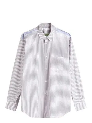 Comme Des Garçons Stripe Gingham Mix Shirt - Multi