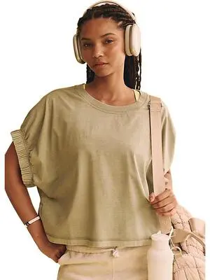 Free People Smooth Sailing Tee - Sage Stone