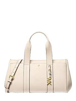 Michael Kors Small Pebbled Leather Satchel Natural