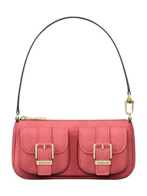 Michael Kors Zoe Small Suede Convertible Pochette - Pink