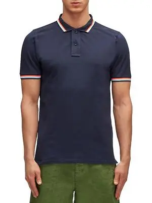Sundek Brice Pique Regular Fit Polo Shirt - Navy