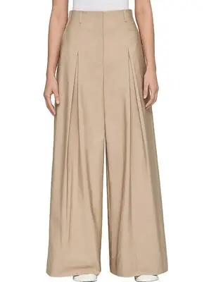 Lafayette 148 New York Warren Pleated Pants - Clay