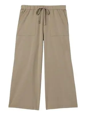 Eileen Fisher Wide Cropped Pants - Twig