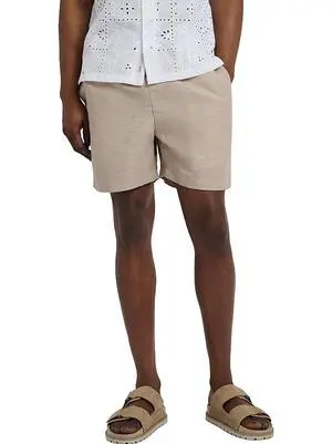 Onia Air Linen Blend 6" Shorts Tan