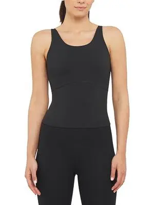Spanx Power Boost Shelf Bra Tank Very Black