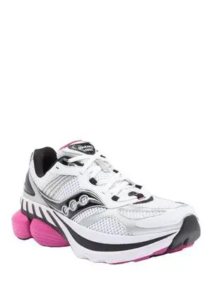 Saucony Grid Nxt Sneaker - Silver/ Pink