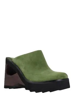 CANDIE'S Nichola Platform Clog - Green