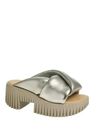 4CCCCEES Plia Anda Platform Sandal - Champagne