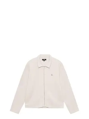 StÜssy Big Thermal Zip Shirt - Cream