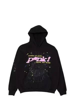 SP5DER Pullover Hoodie - Black