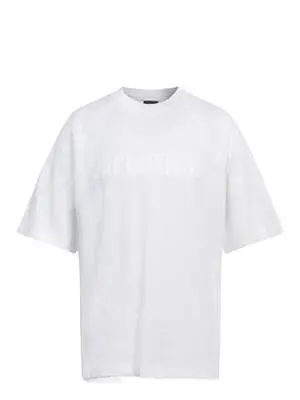 Jacquemus T-shirt Size Cotton, Elastane - White